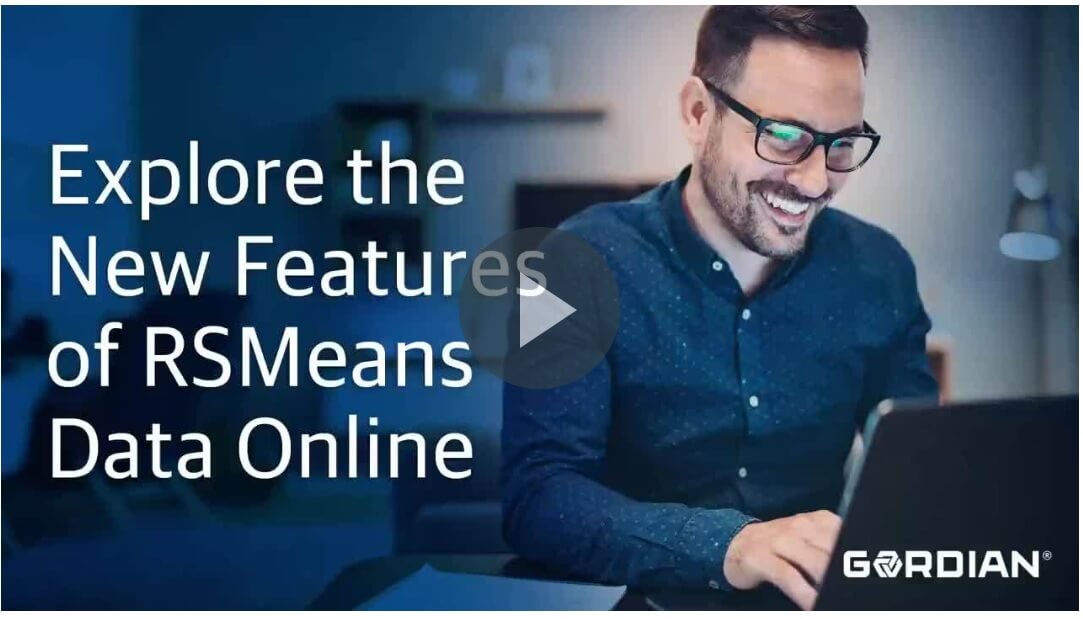 RSMeans Data Online: Create Better Estimates Faster with New Tools ...