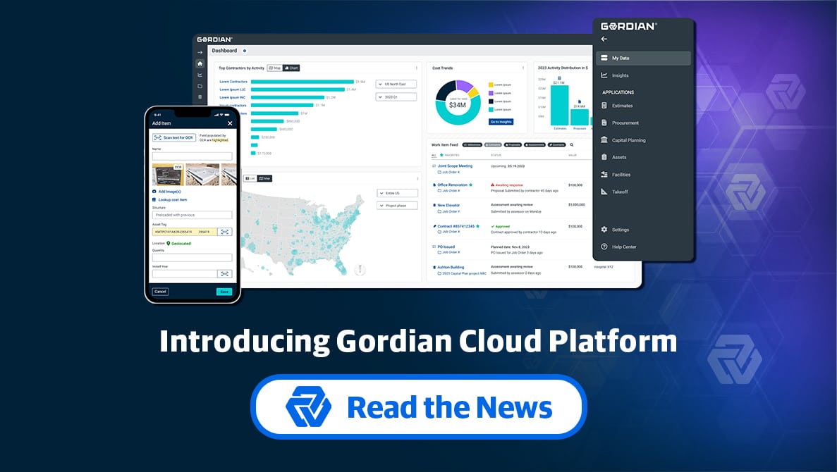 Gordian Cloud Platform Unifies Critical Workflows Across the Building Lifecycle | Gordian