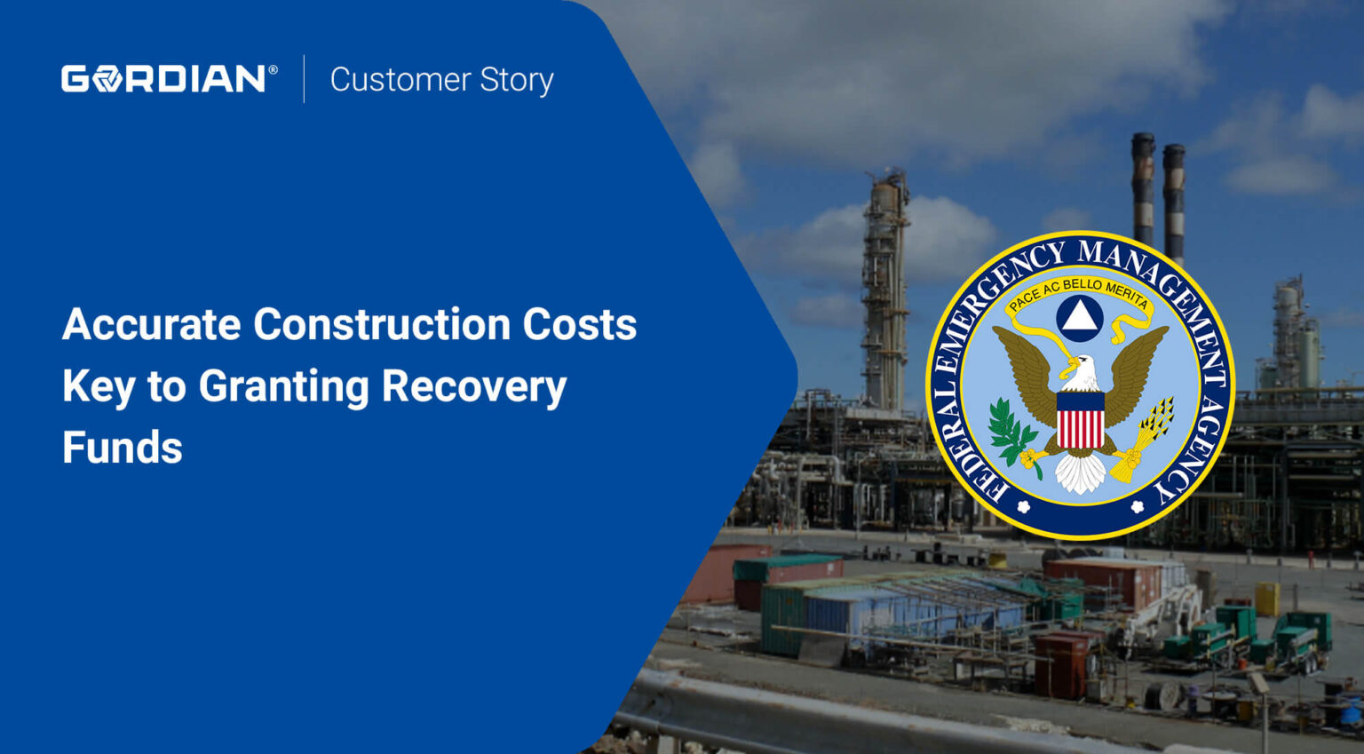 FEMA Estimates Hurricane Relief Projects with RSMeans Data